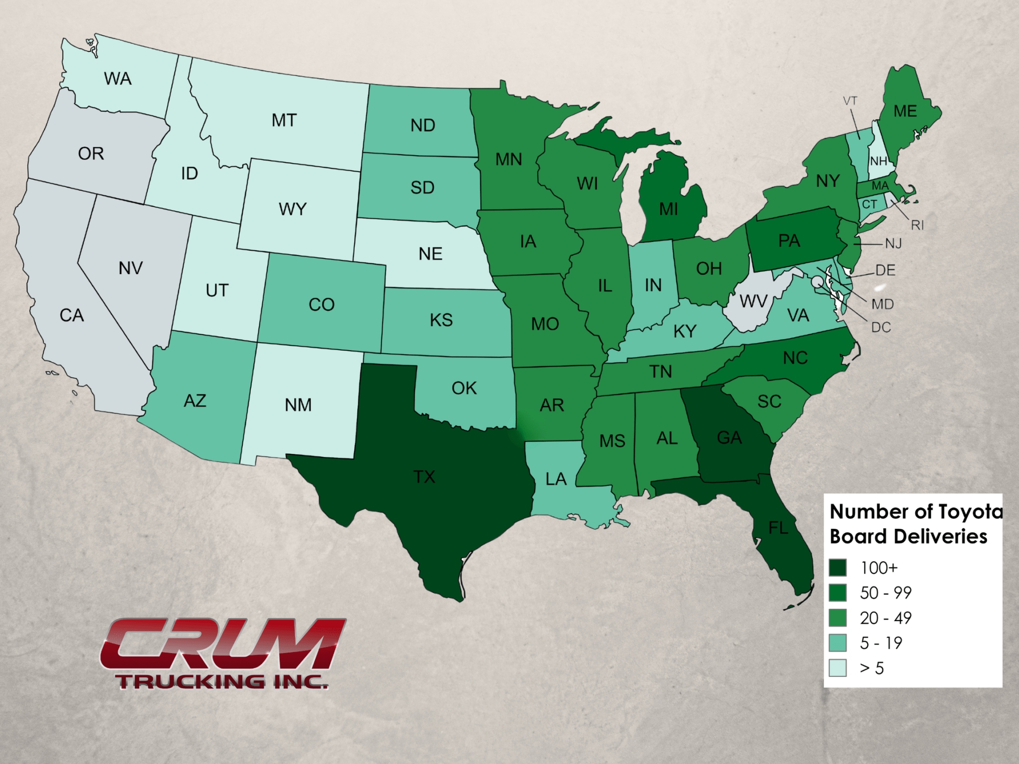 SPECIALIZED DISPATCH BOARD - CRUM Trucking